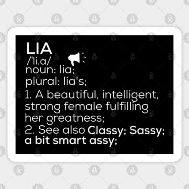 Lia Name Lia Definition Lia Female Name Lia Meaning Lia Sticker lia-name-lia-definition-lia-female-name-lia-meaning-lia-sticker